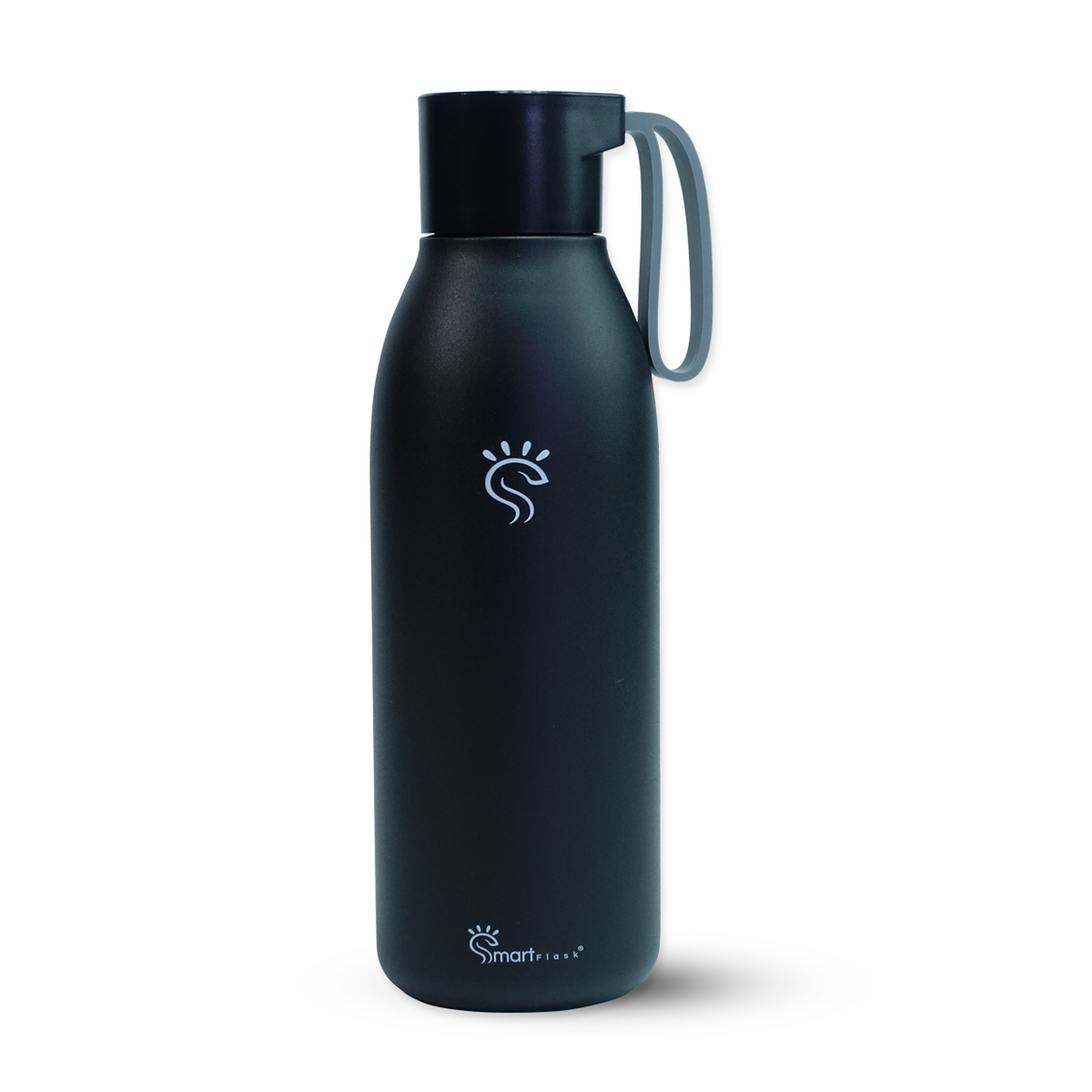 Black Hydration Flask | Smart Insulated Water Bottle | Stainless Steel