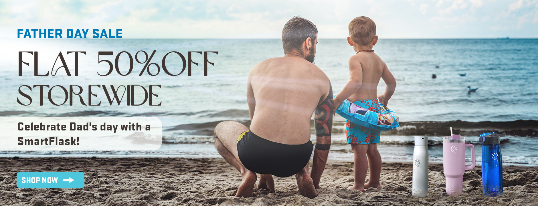 Smart Flask | Reusable & Self-Cleaning Water Bottles with UV-C Tech