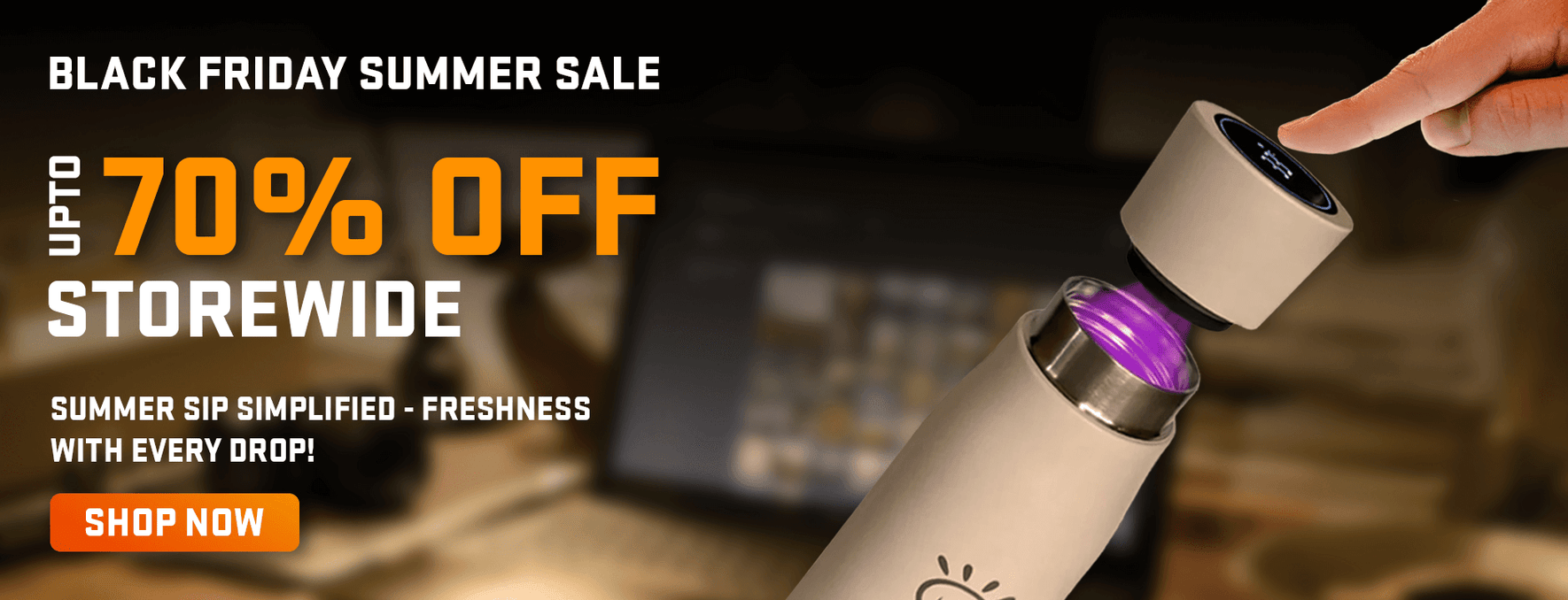 Smart water Bottle Australia | UV-C , Purifier & Hydration Bottles