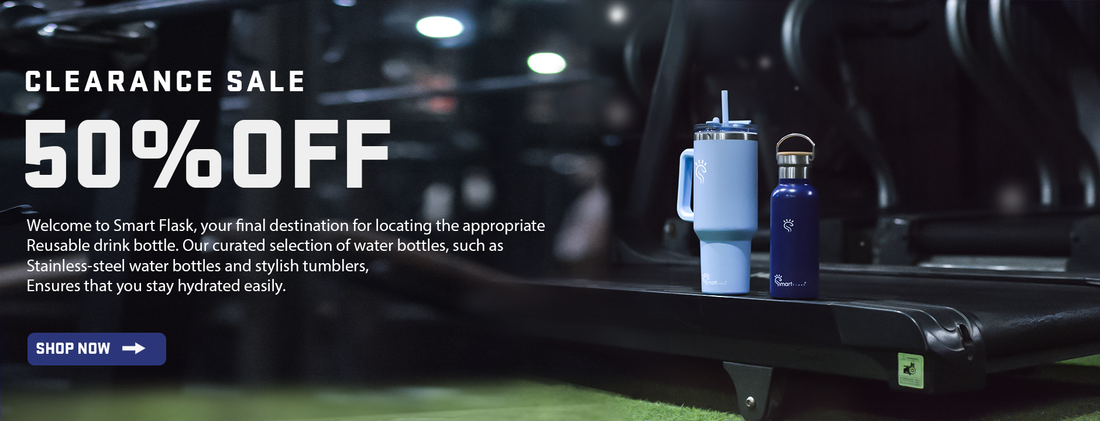 Smart Flask | Reusable & Self-Cleaning Water Bottles with UV-C Tech