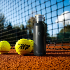Black Hydration Flask | Smart Insulated Water Bottle | Stainless Steel